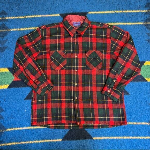 American Vintage | Shirts | Vintage Ponderosa Bybardon Wool Flannel In ...